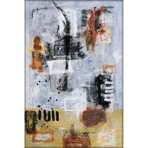 Moderne små og store malerier i flotte farverige designs ️